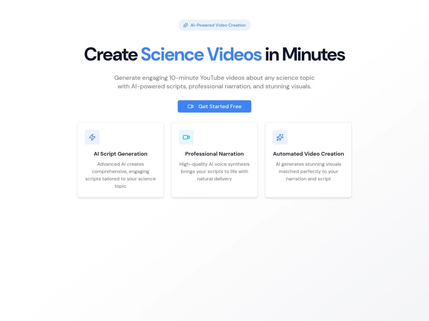 Science Video Generator