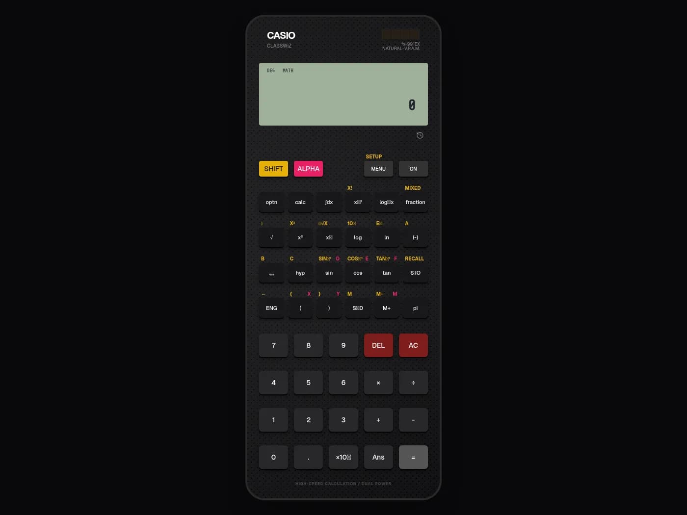 CasioCalc Web App