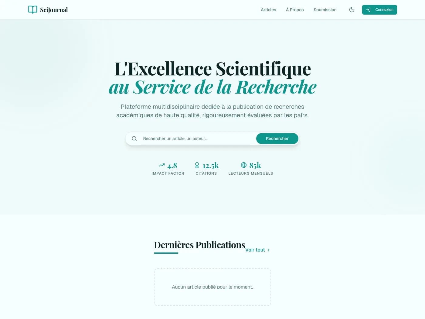 SciJournal Platform