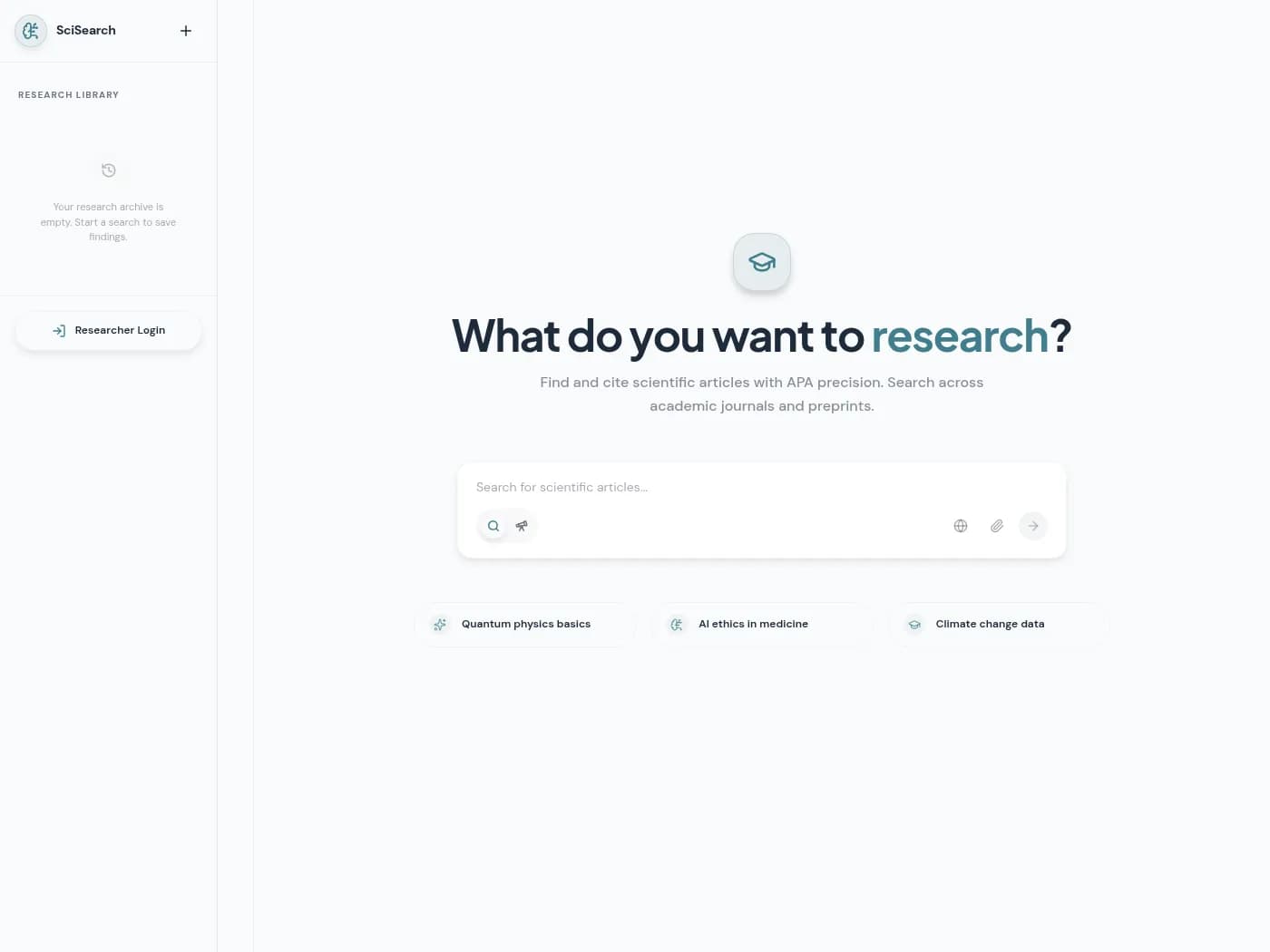 SciSearch Agent