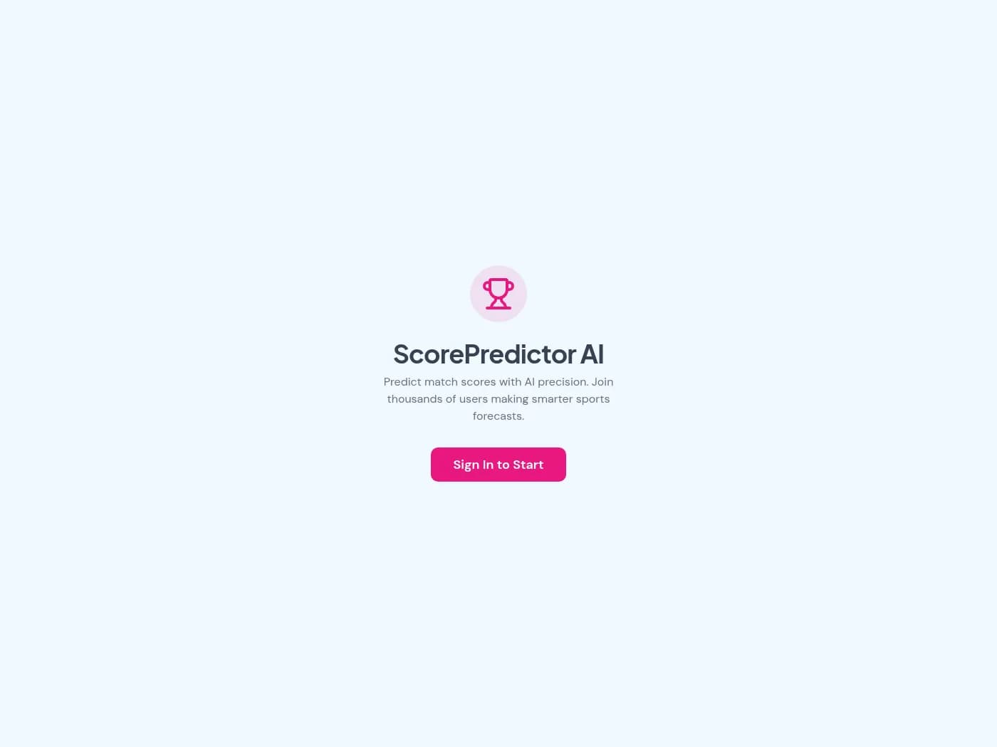 ScorePredictor App