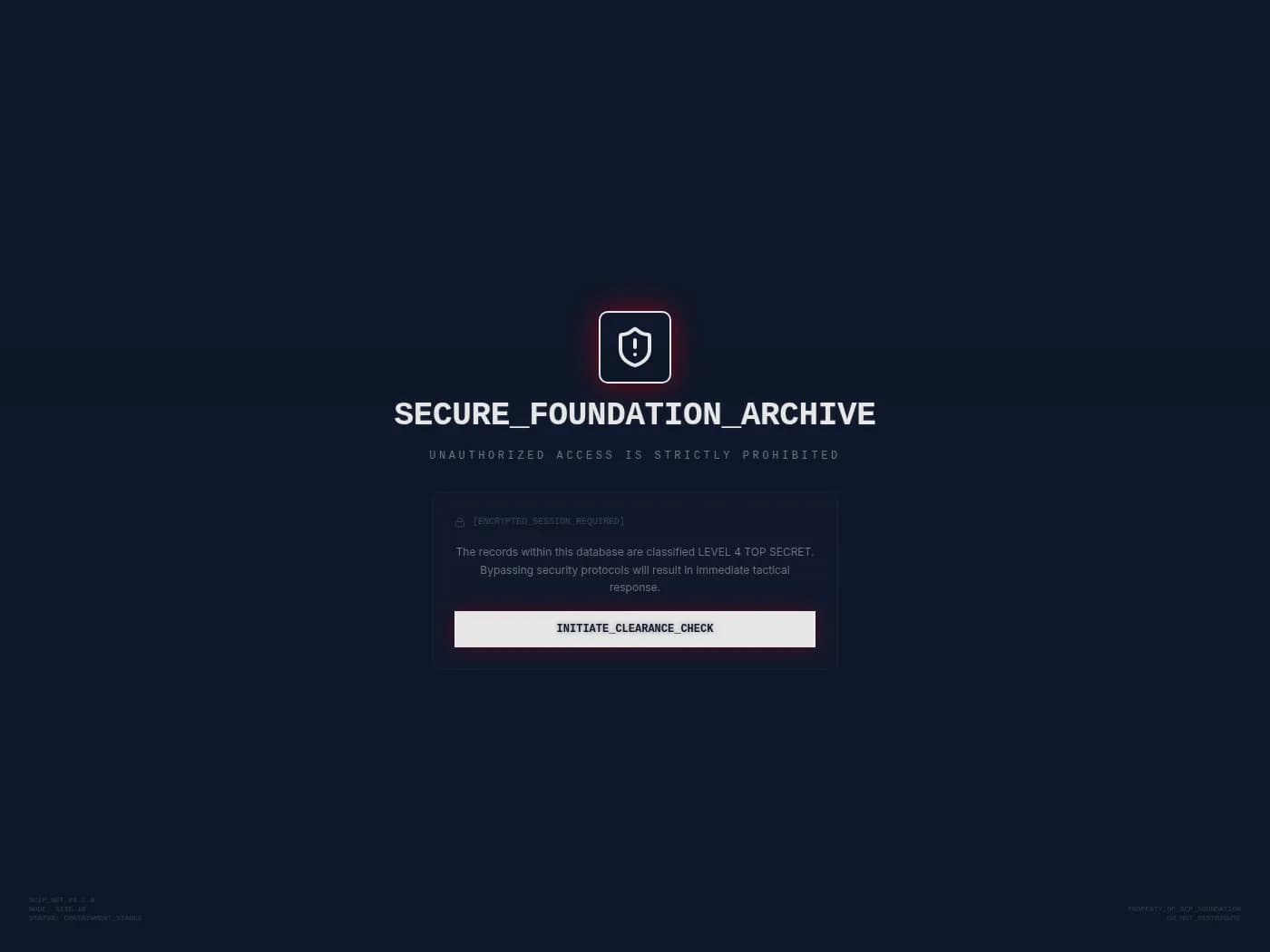 SCP 035 Archive