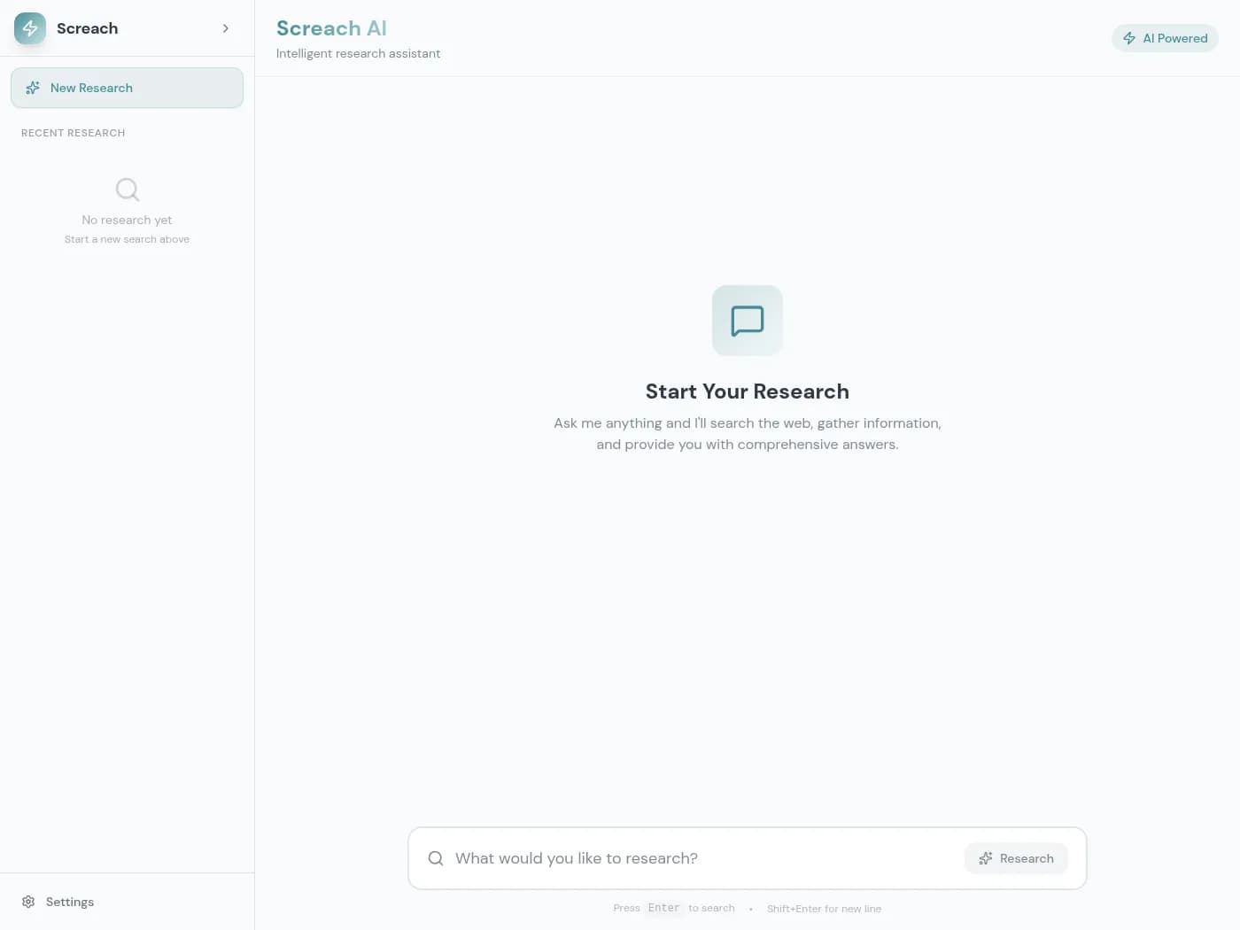 Screach AI Assistant