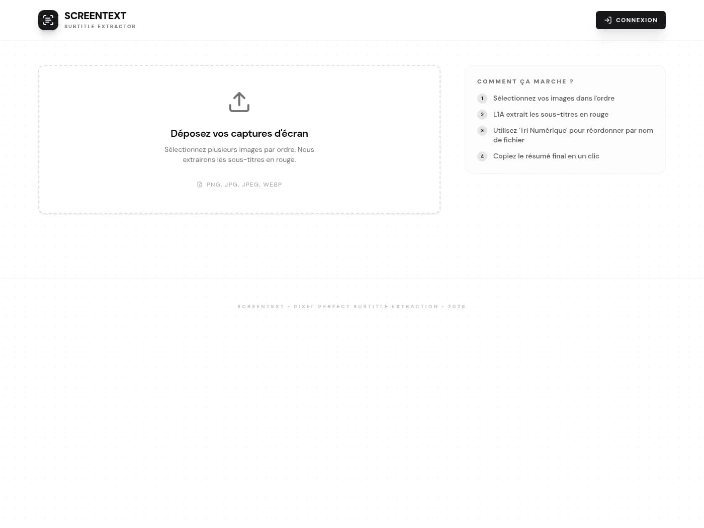 ScreenText Extractor