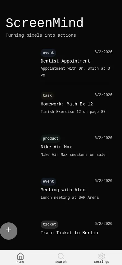 ScreenMind Assistant