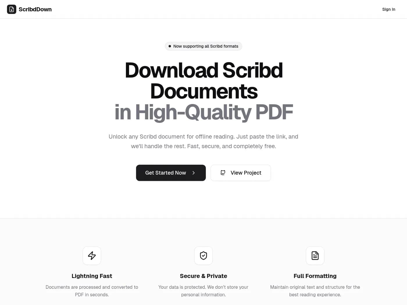 Scribd PDF Downloader