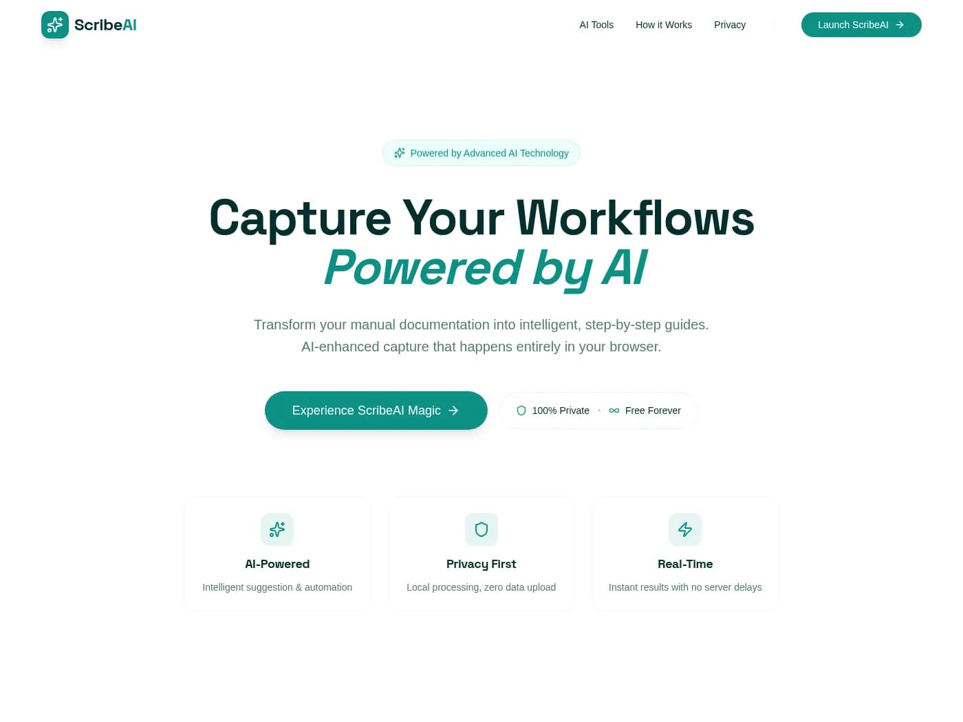 ScribeAI Documentation Tool