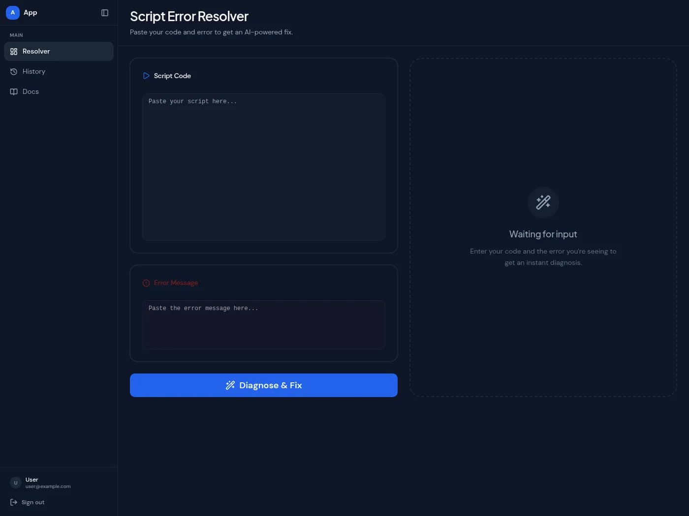 Script Error Resolver