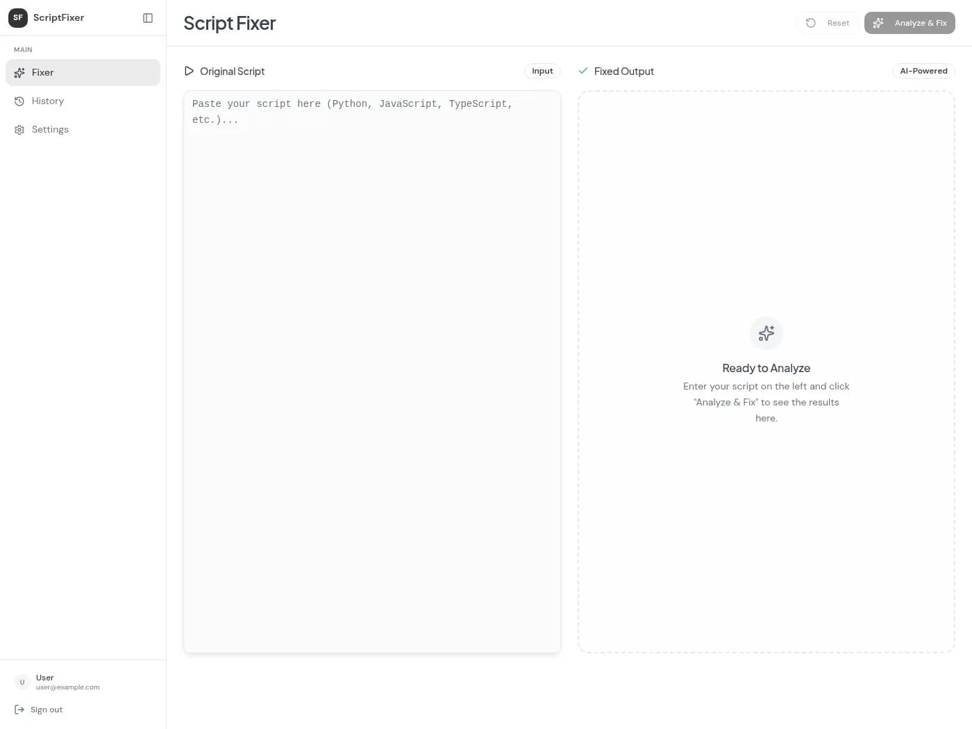 ScriptFixer
