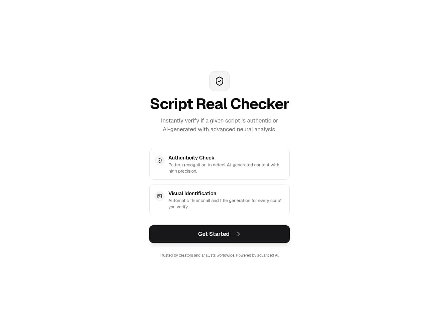 Script Real Checker