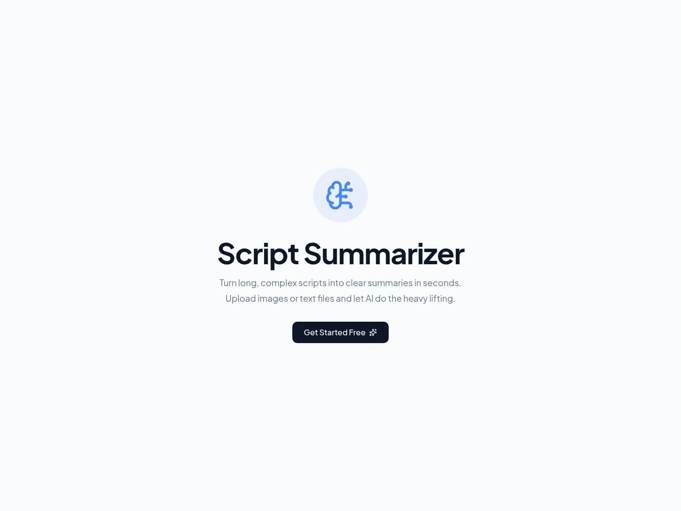 Script Summarizer