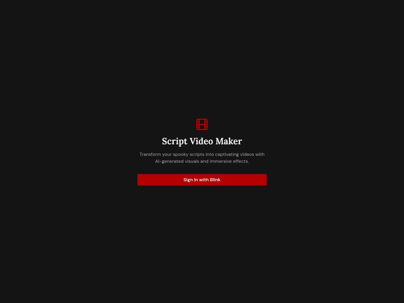 Haunted Script Video Generator