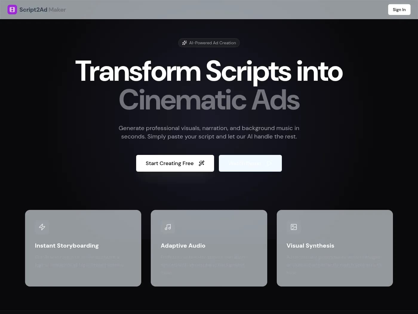 Script2Ad Maker