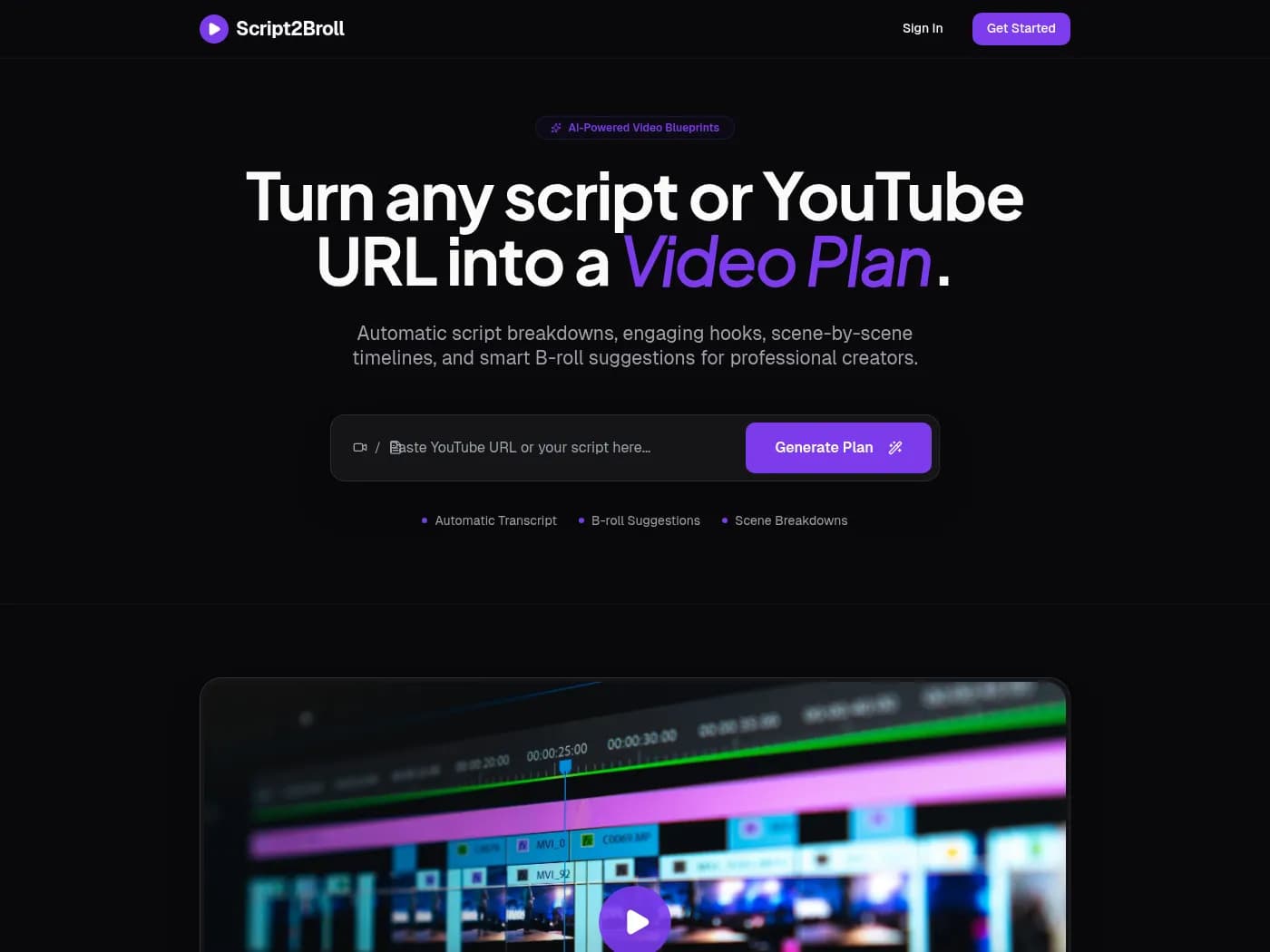 Script2Broll AI