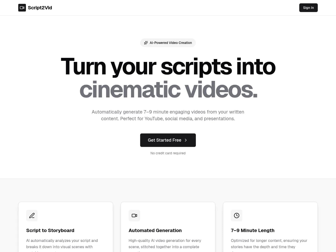 Script2Video Maker