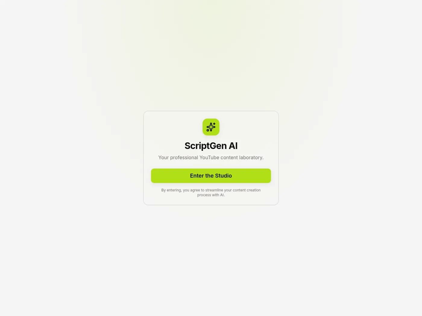 ScriptGen AI Studio