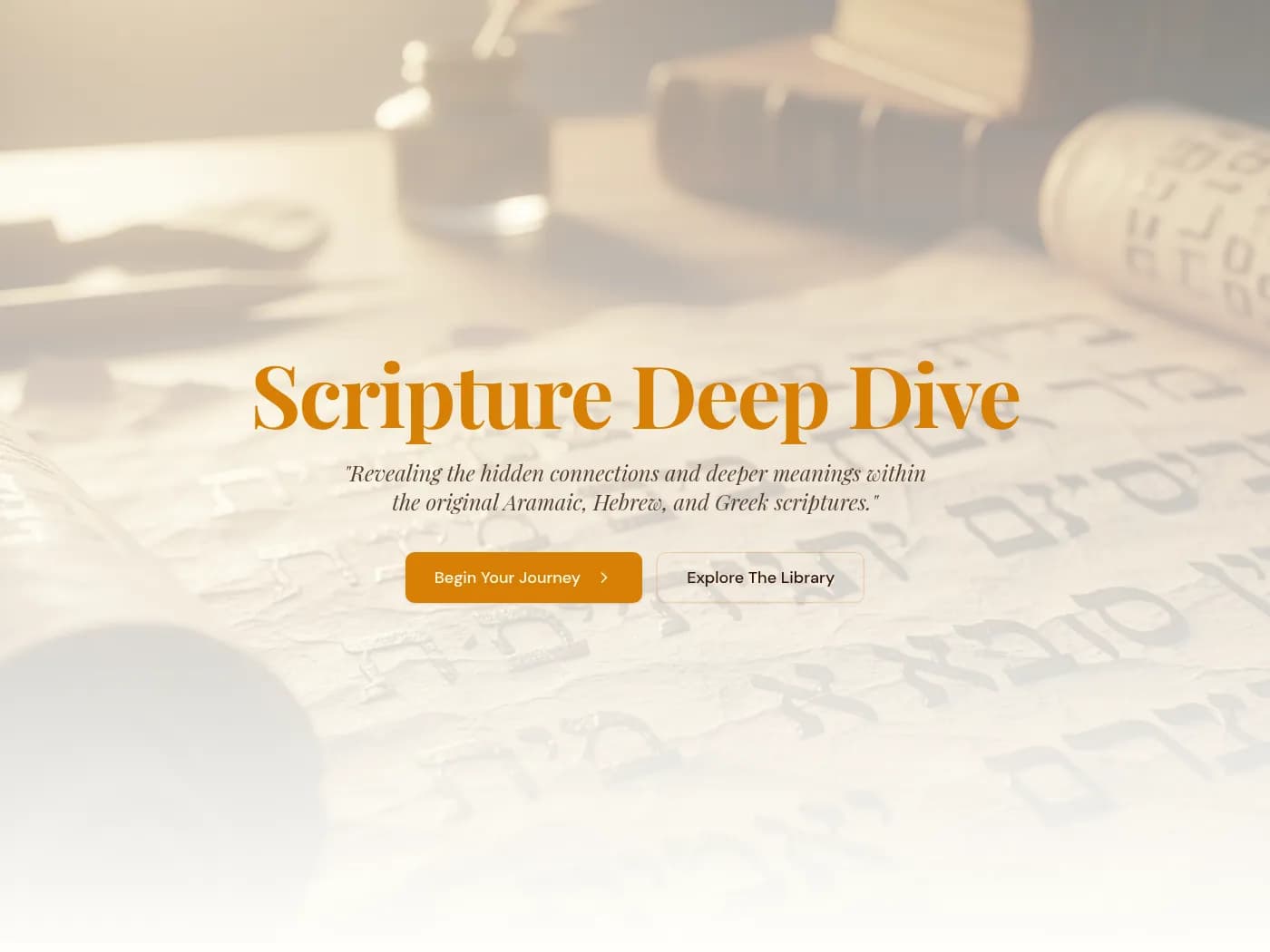 Scripture Deep Dive