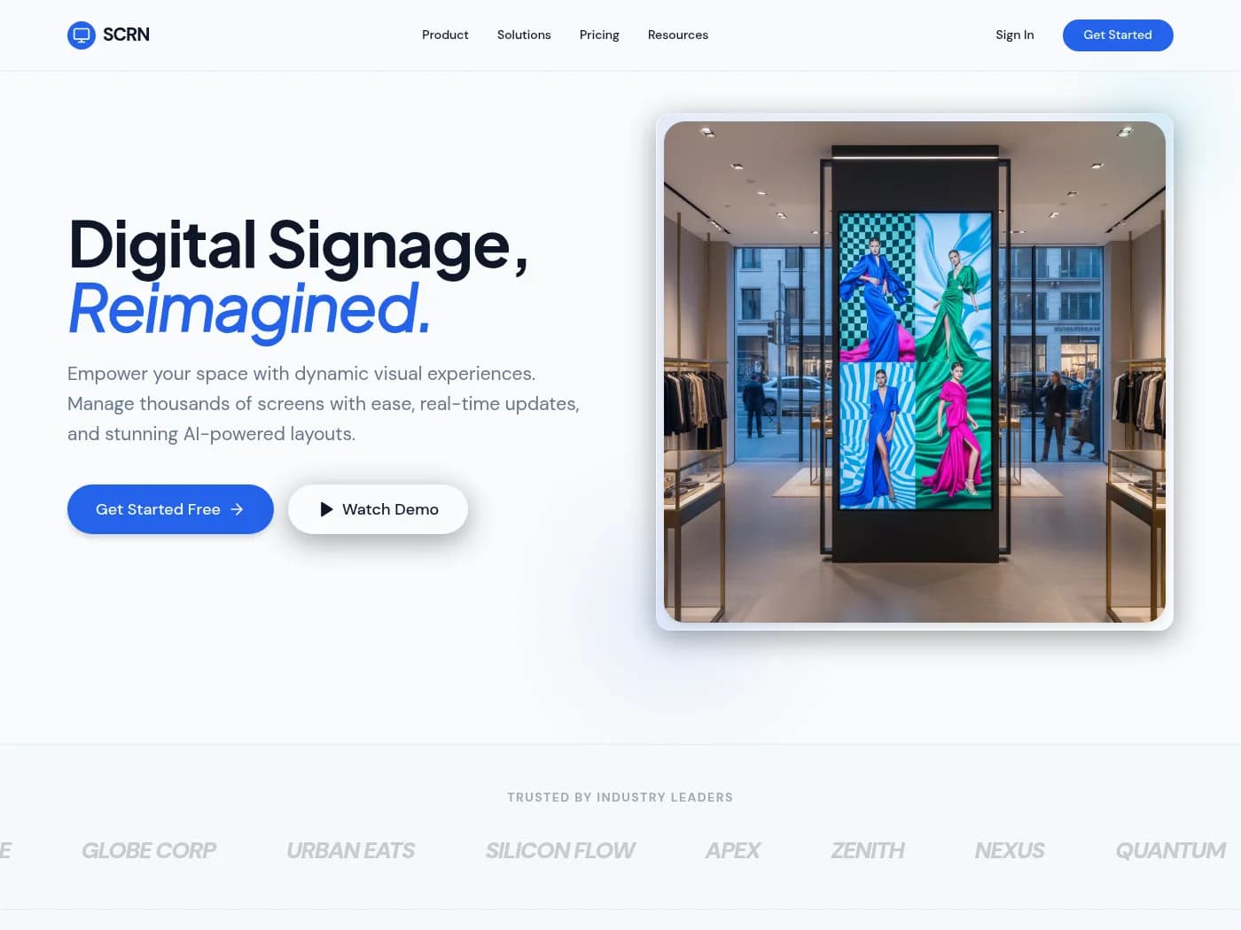 SCRN Digital Signage