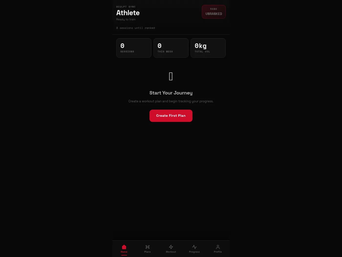 Sculpt Sync Fitness App