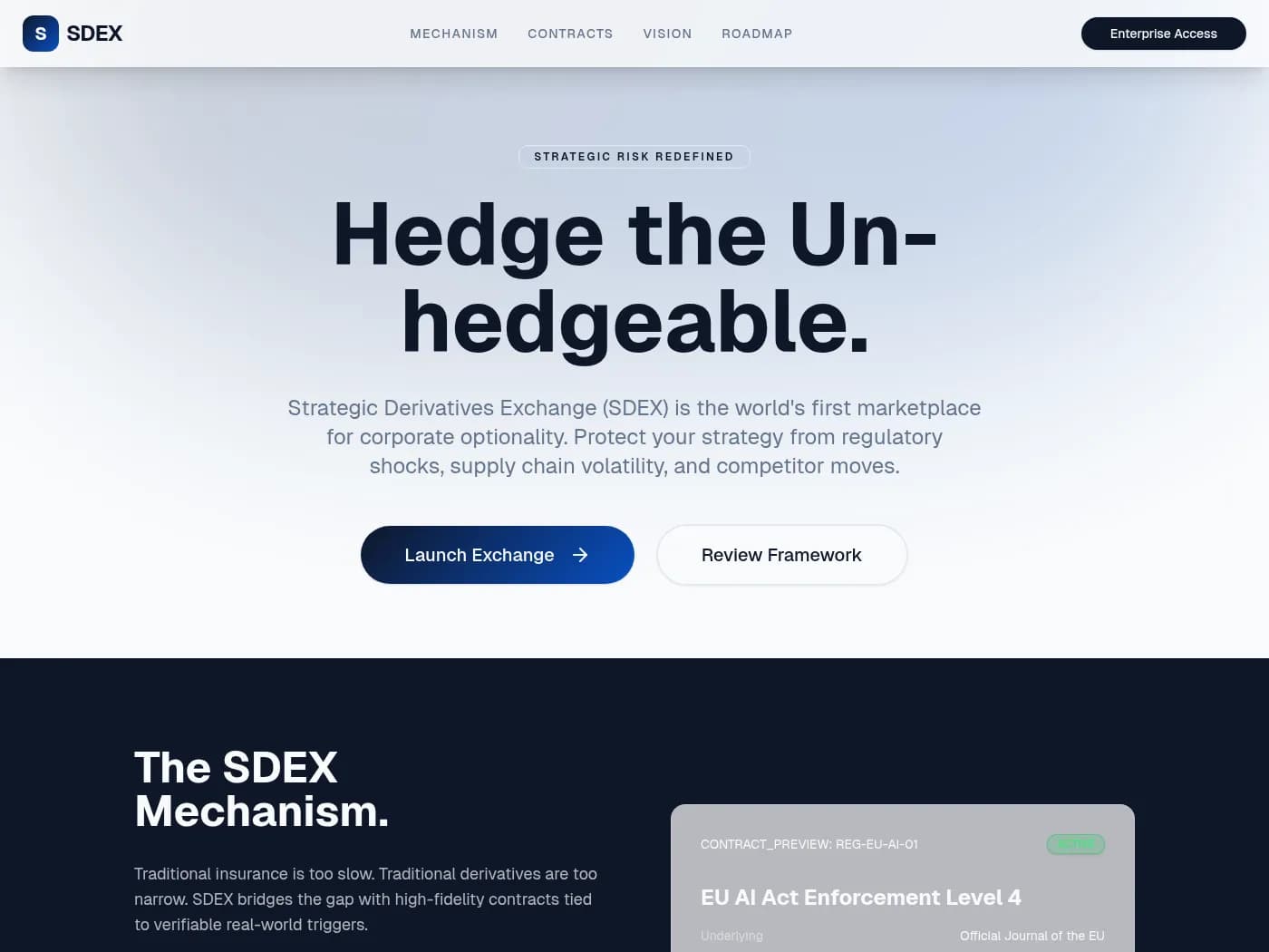 Strategic Derivatives Exchange