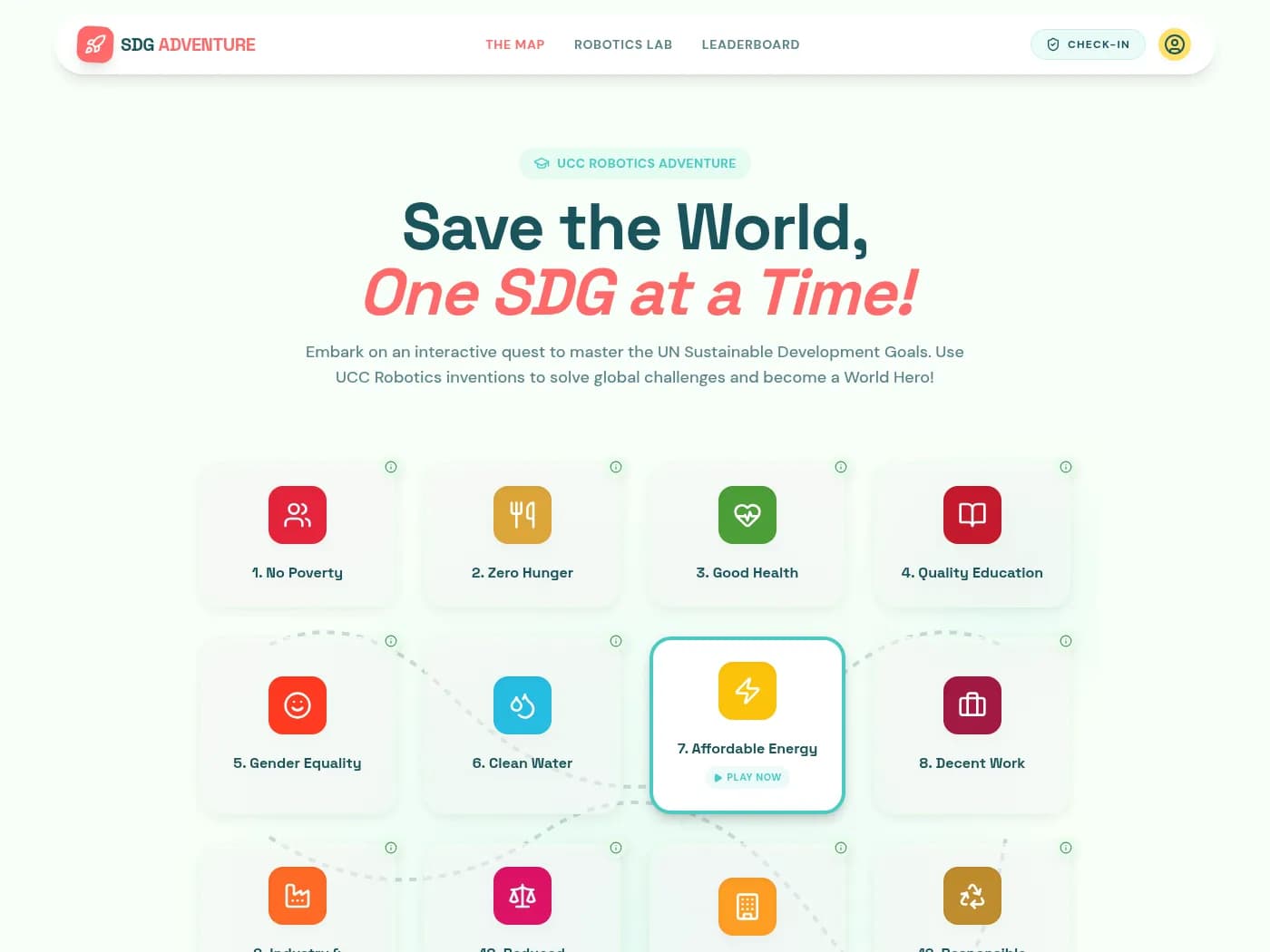 SDG Adventure Time Web