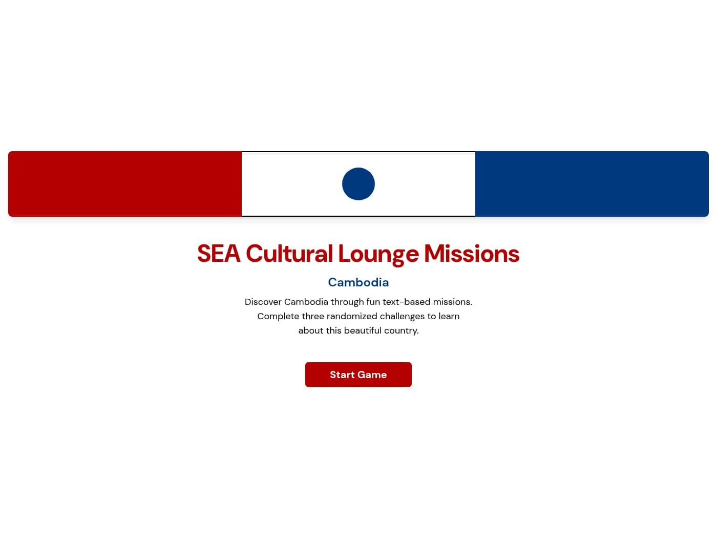 SEA Lounge Missions: Cambodia
