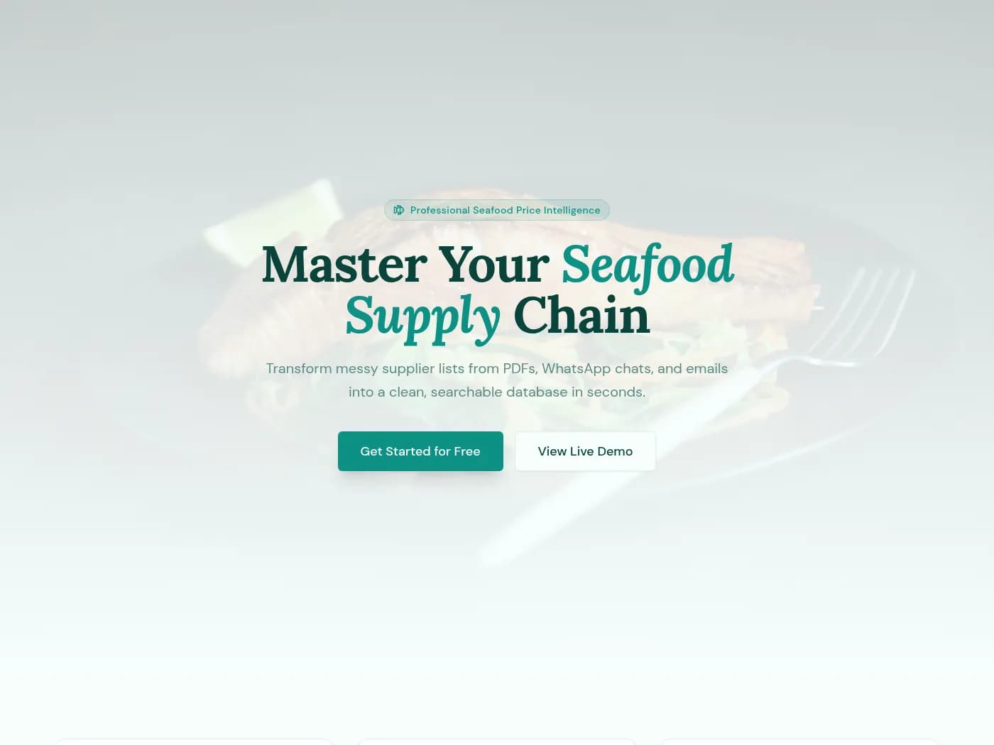 Seafood Price Parser