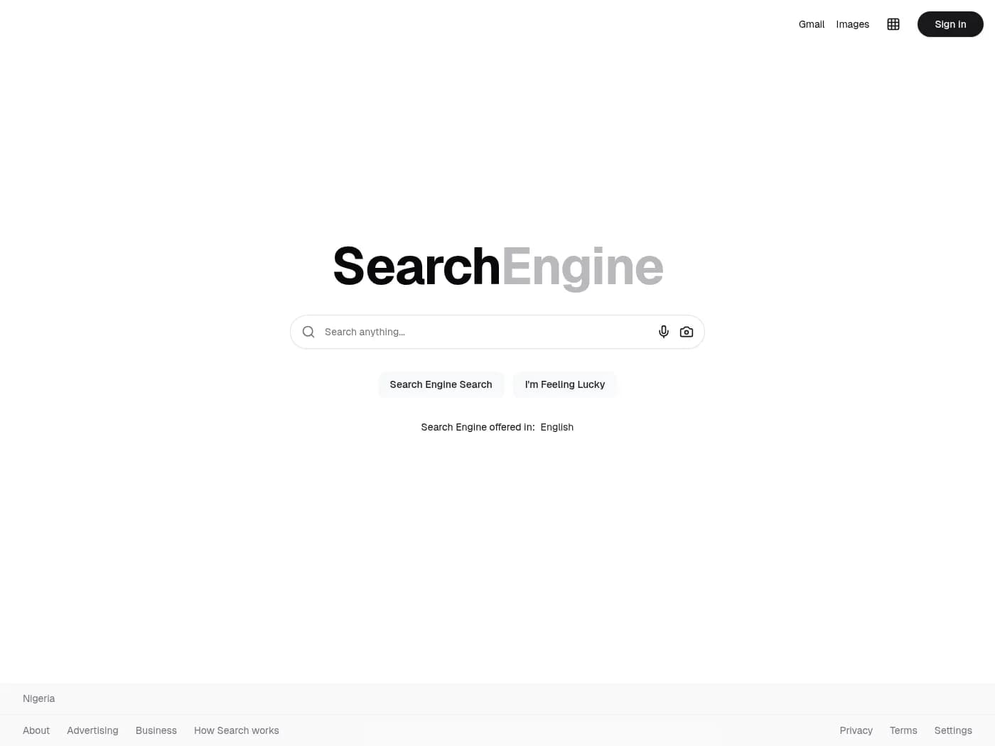 Search Engine Clone