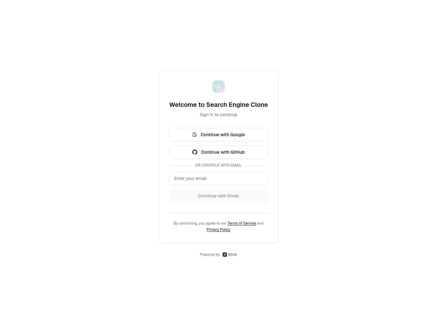 Search Engine Clone