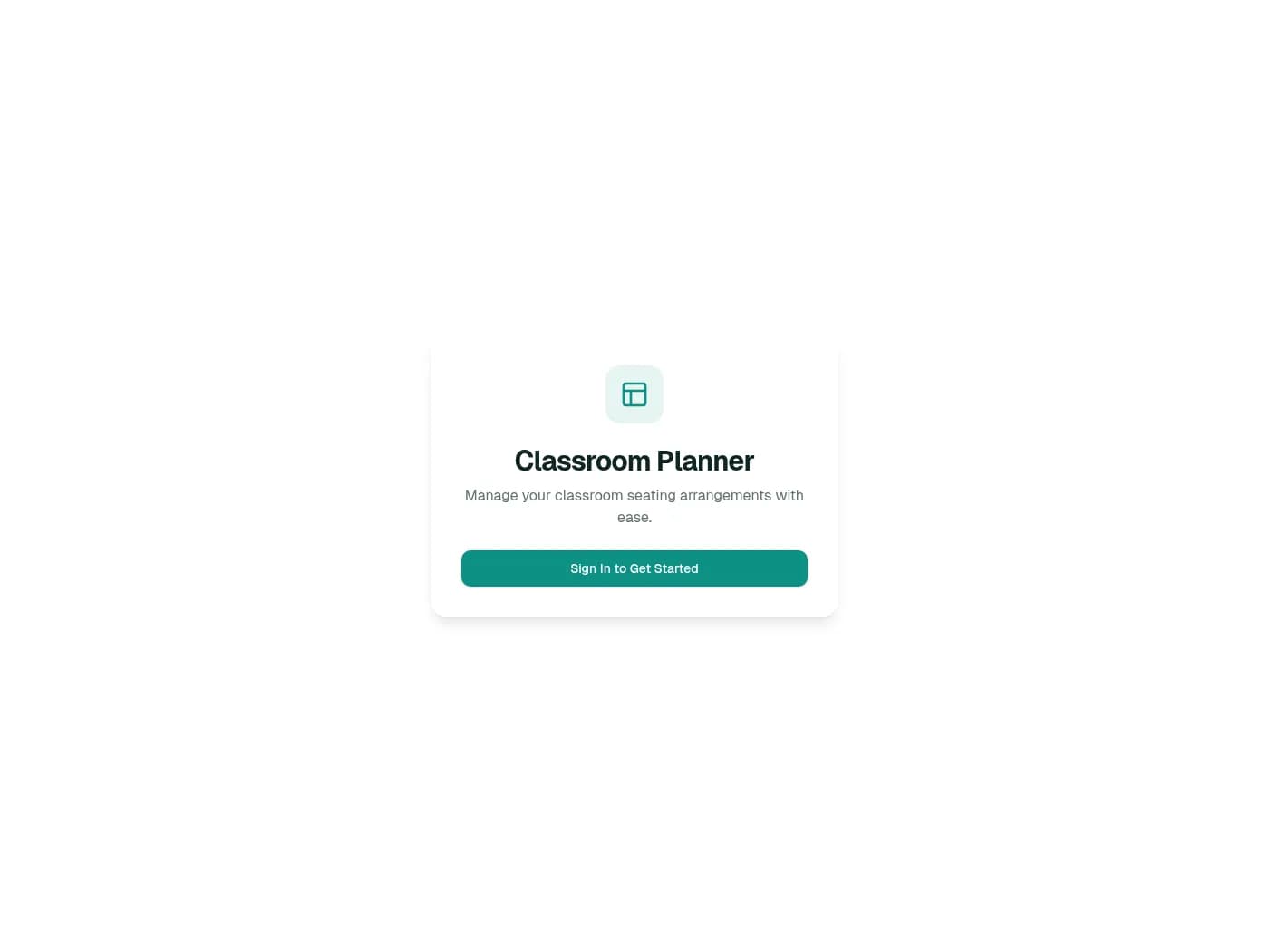 Classroom Seat Planner