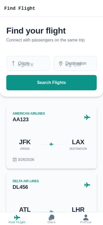 SeatSwap Social App