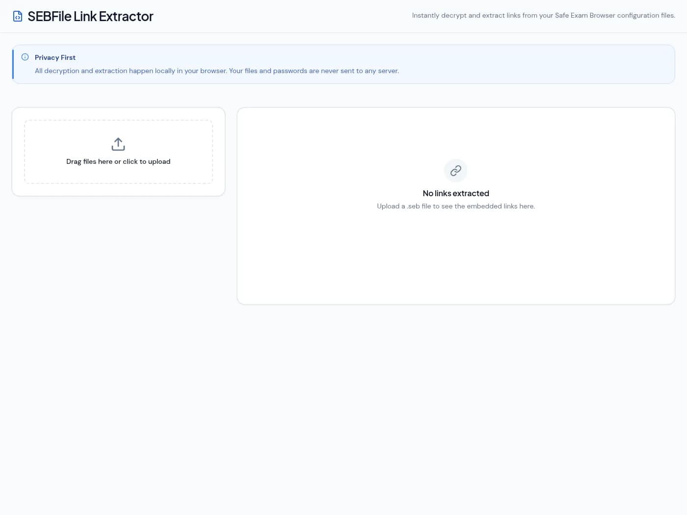 SEBFile Link Extractor
