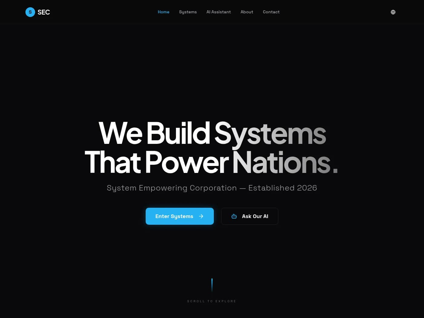 SEC AI Systems Portal