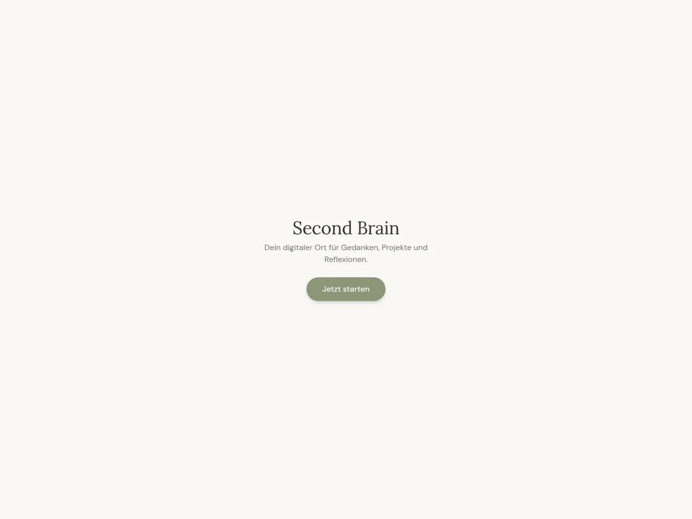 Second Brain Organizer