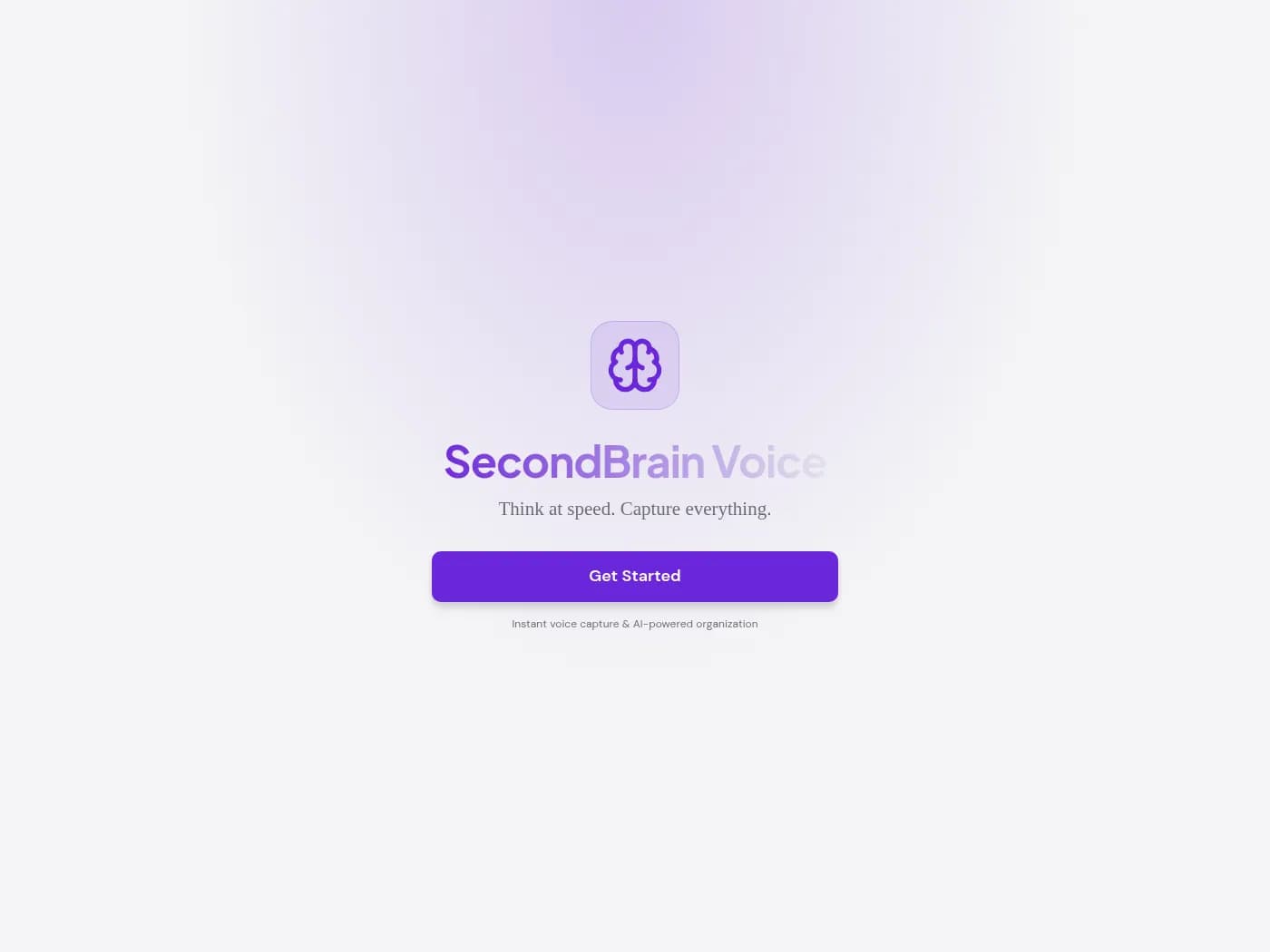 SecondBrain Voice