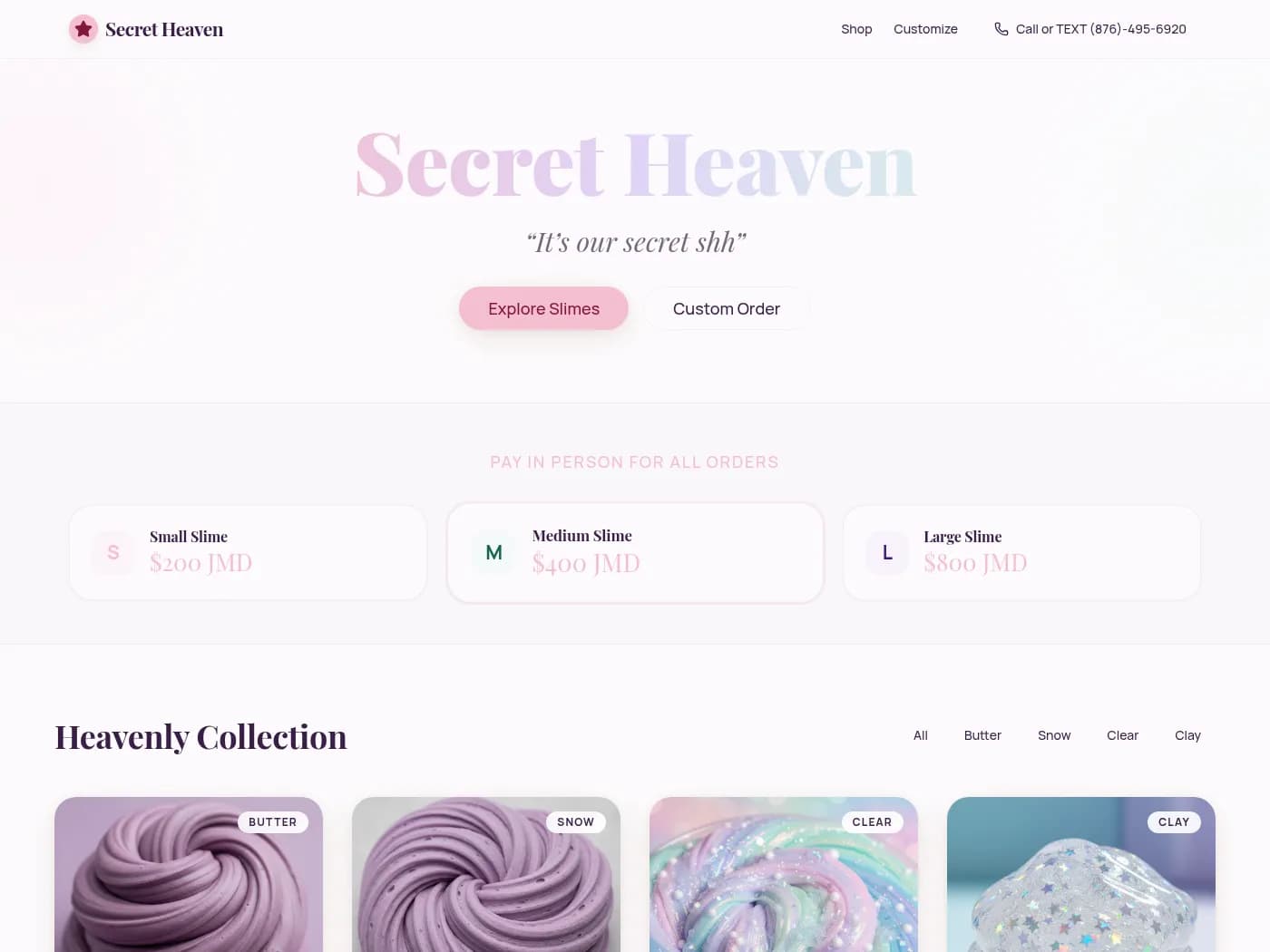 Secret Heaven Slimes