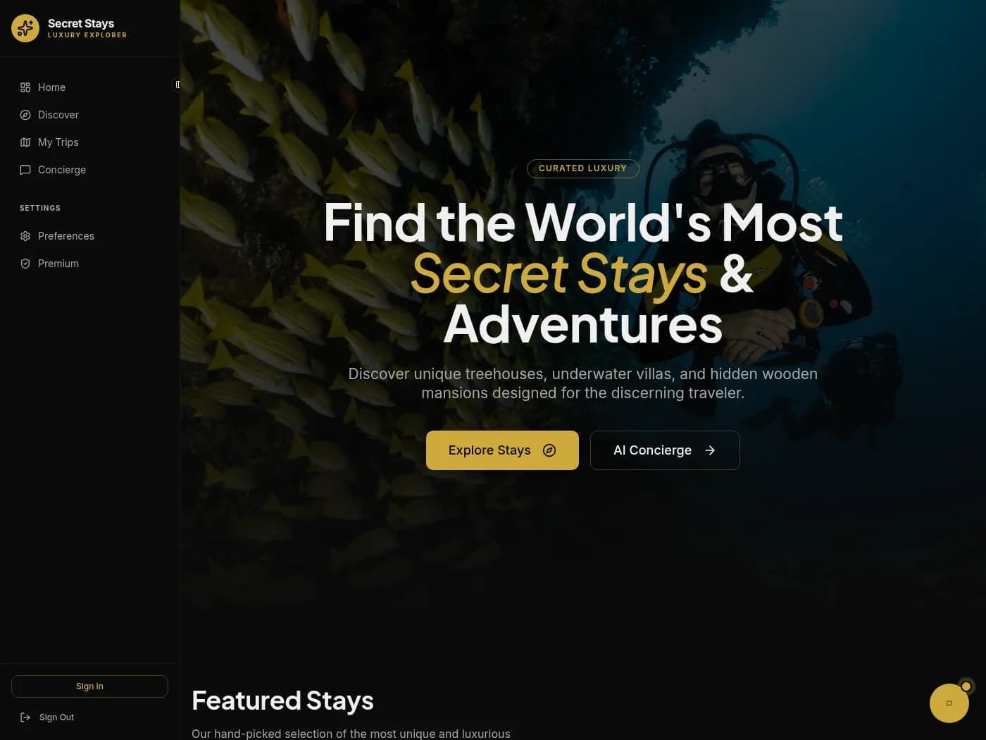 Secret Stays Explorer