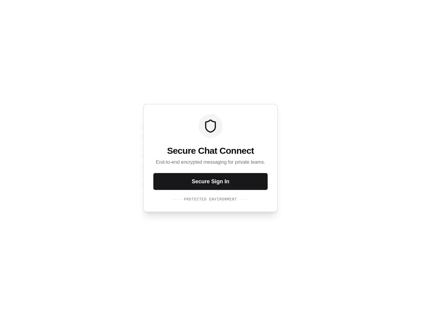 Secure Chat Connect