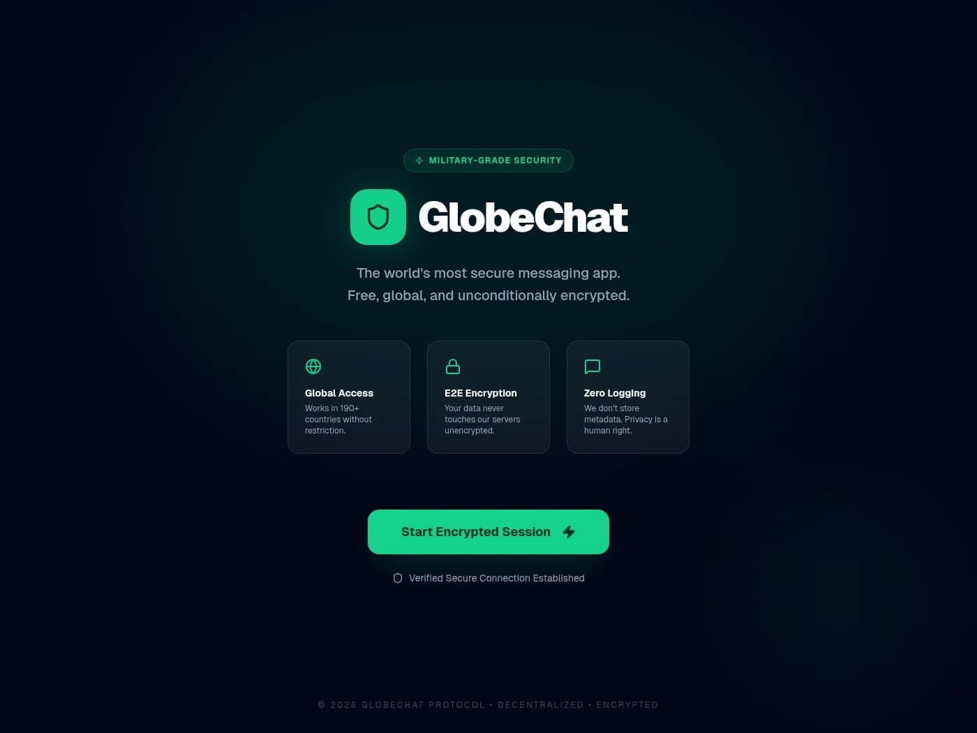 GlobeChat Secure Messenger