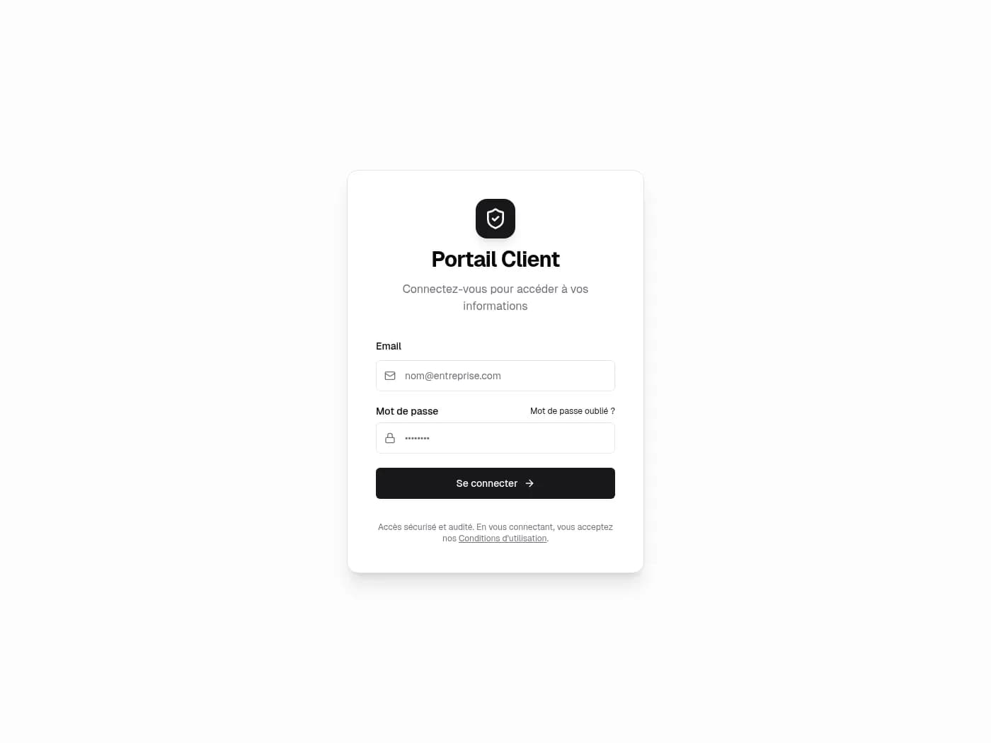 Secure Client Portal