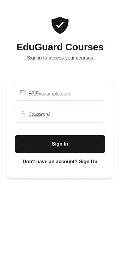 EduGuard iOS Courses
