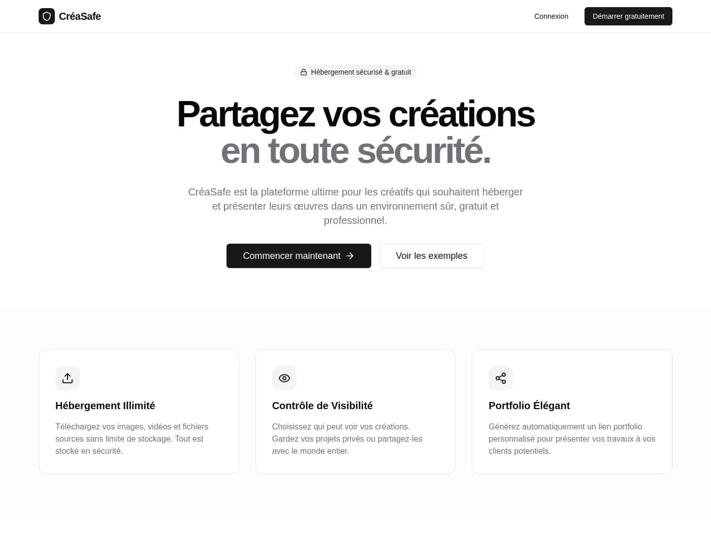 CréaSafe Portfolio