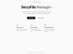 SecuFile Manager