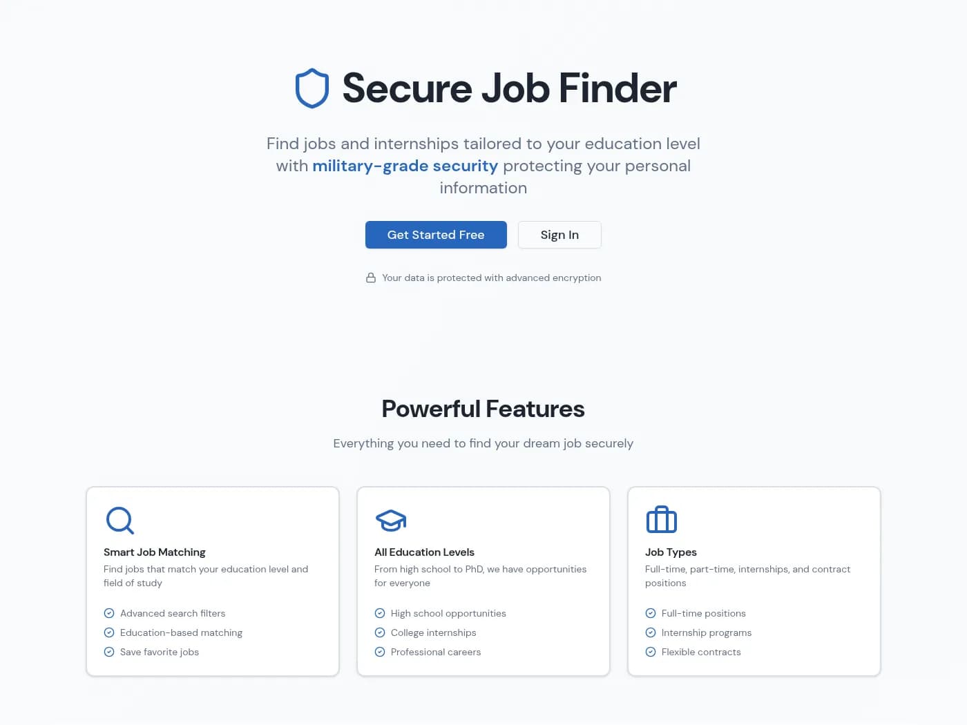 Secure Job Finder