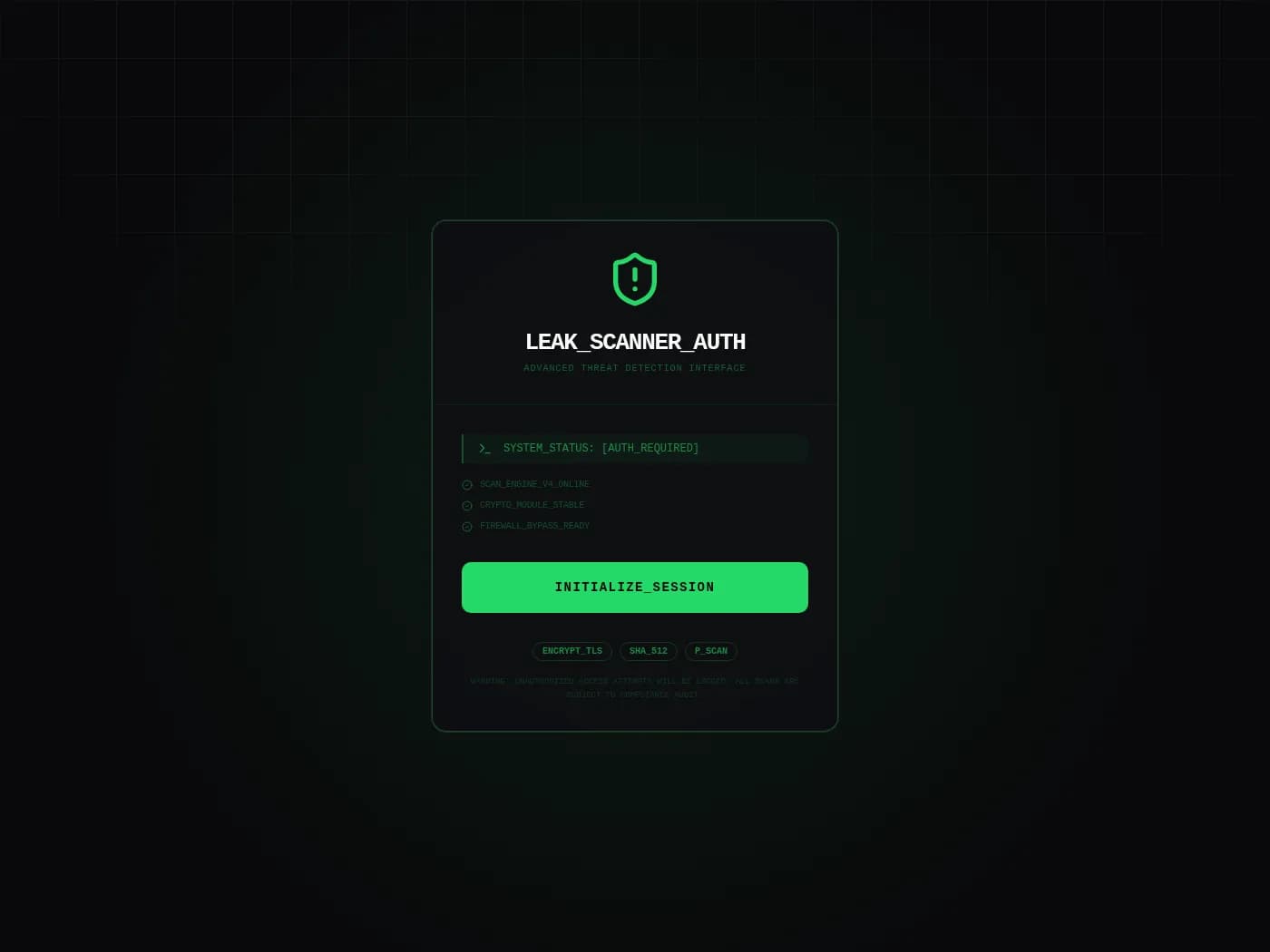 Secure Leak Scanner