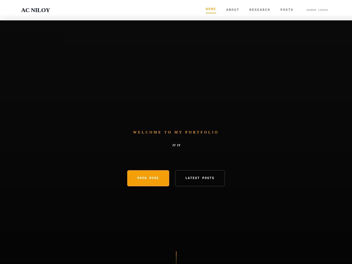 Personalized Public Site