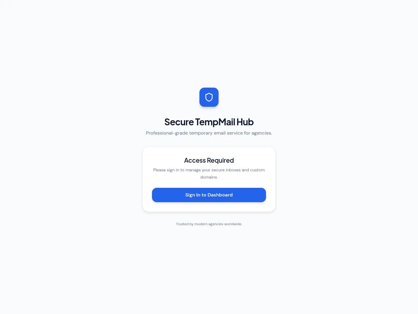 Secure TempMail Hub