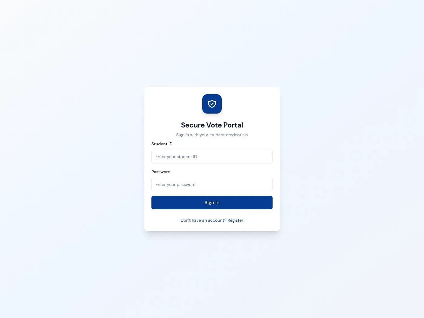 Secure Vote Portal
