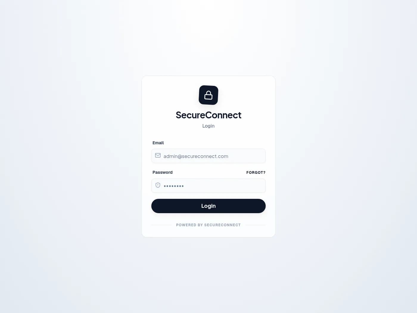 SecureConnect Dashboard