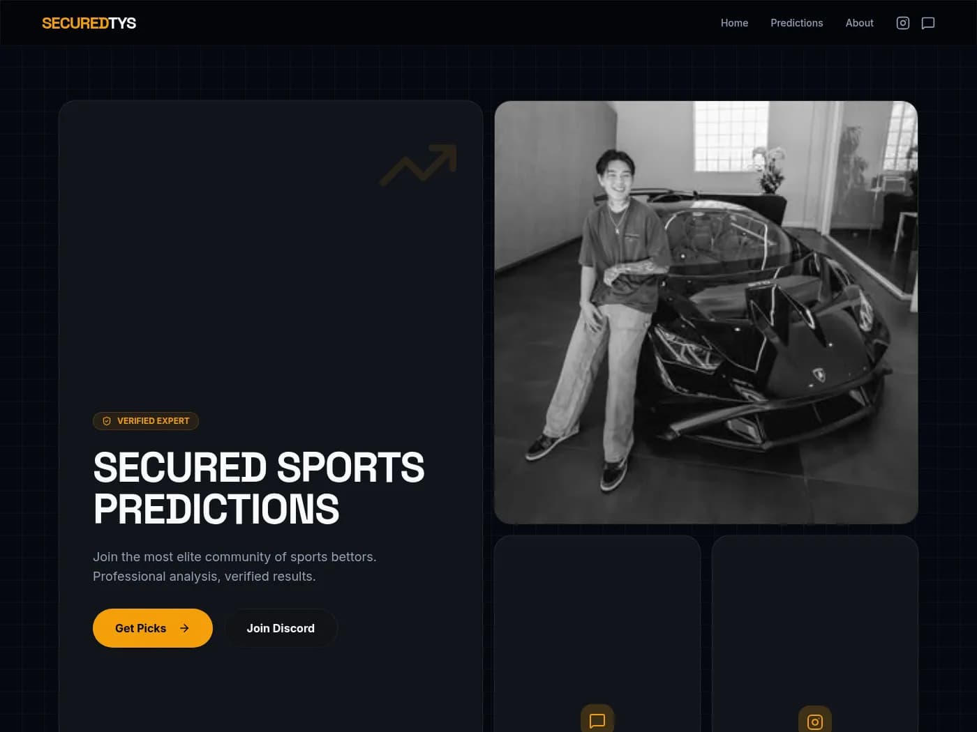 SecuredTys Sports Bettor Web